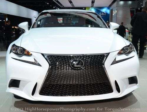 The front end of the 2014 Lexus IS350 F Sport | Torque News